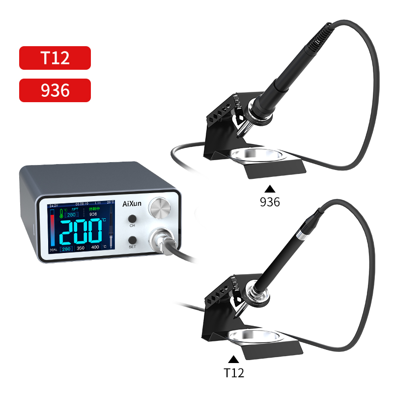 T3A Temperature Controlled Quick Soldering Station With T245/T12/936 Handle - AiXun_AiXun