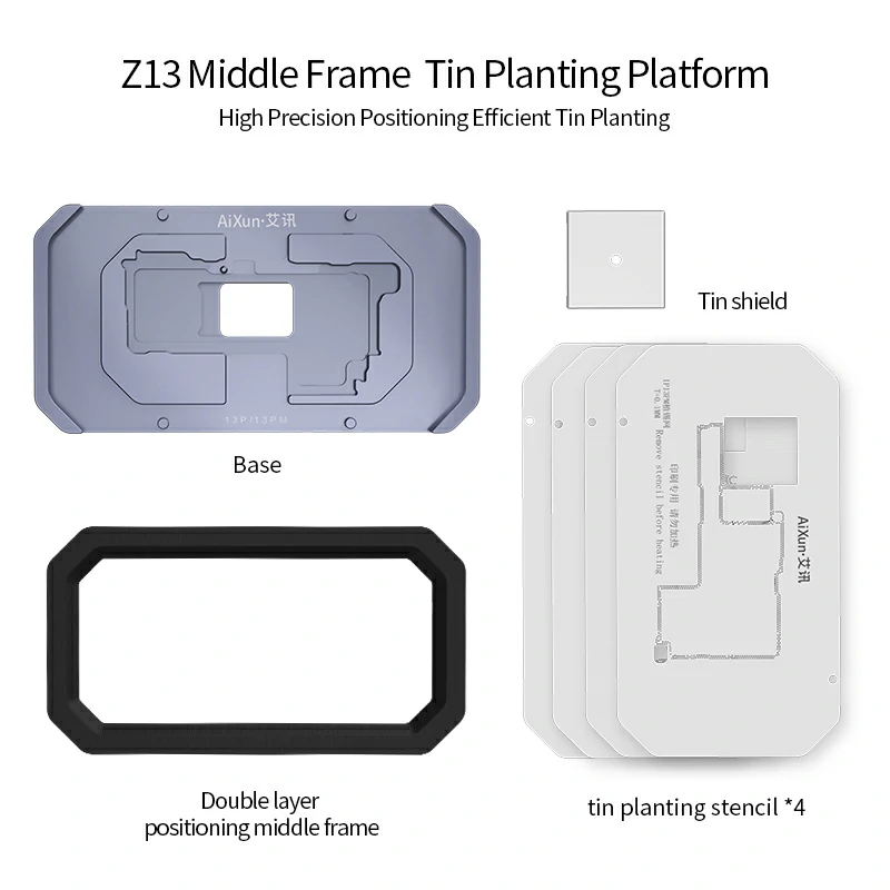 Z13 Middle Frame Tin Planting Platform for iPhone 13 Series Mainboard ...