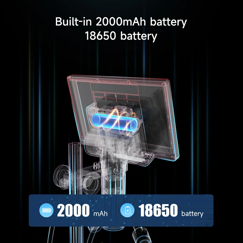 DM21 7-Inch Electronic Digital Microscope With Multimeter Design For ...