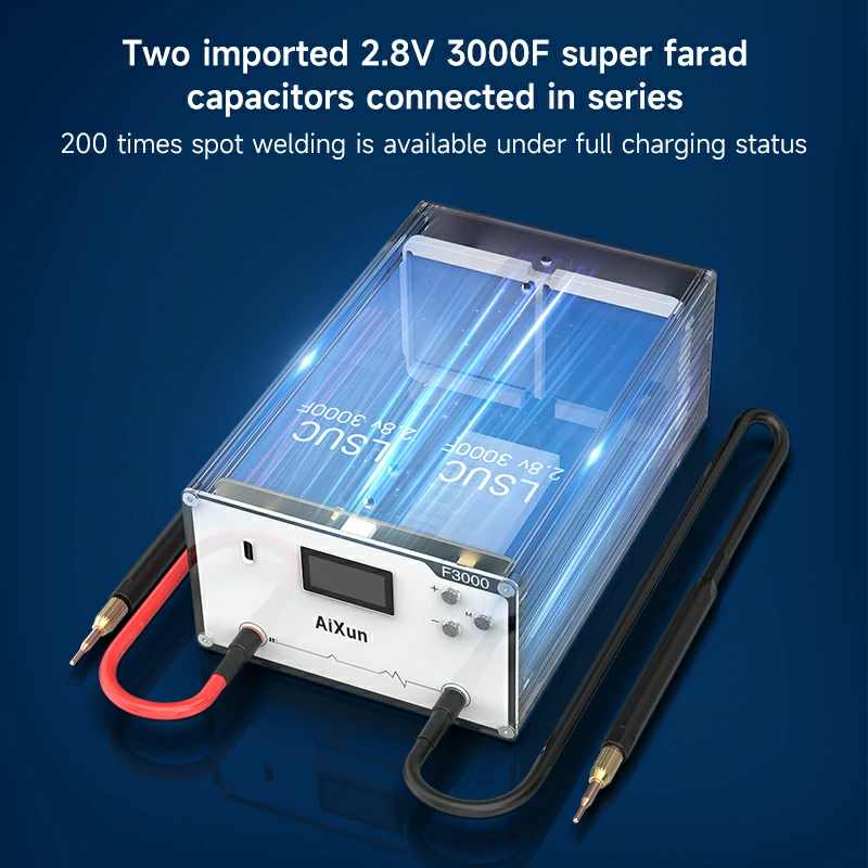 F3000 Farad Capacitor Spot Welder for Battery Cells Welding Machine_AiXun